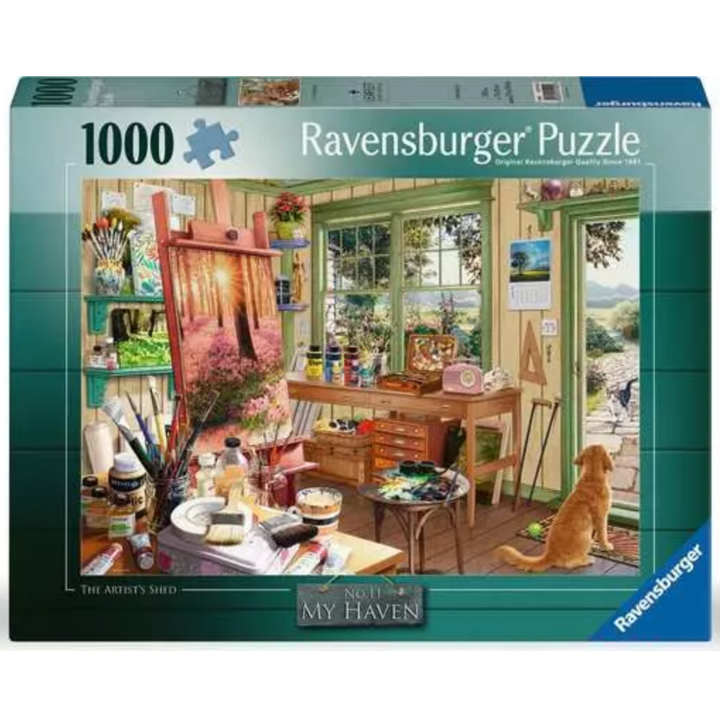 The Artist's Shed 1000 Pc Puzzle — Busy Bee Toys