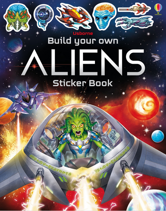 Build Your Own Aliens Sticker Book — Busy Bee Toys
