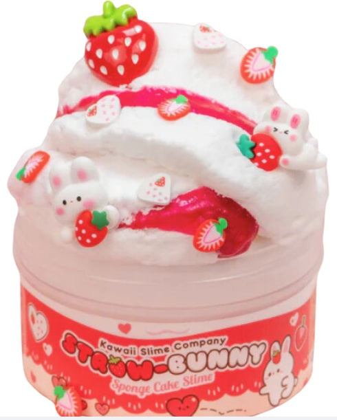Straw-Bunny Sponge Cake Cloud Slime — Busy Bee Toys