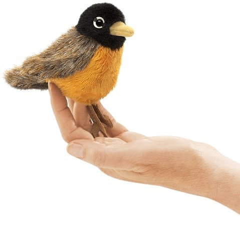 Folkmanis Mini Robin Finger Puppet — Busy Bee Toys