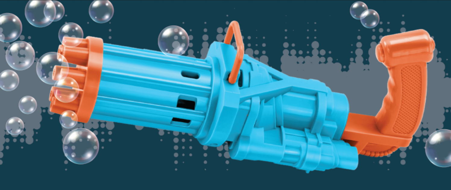 Epic Mini Bubble Machine | Portable Hand-Held Bubble Maker Toy — Busy ...